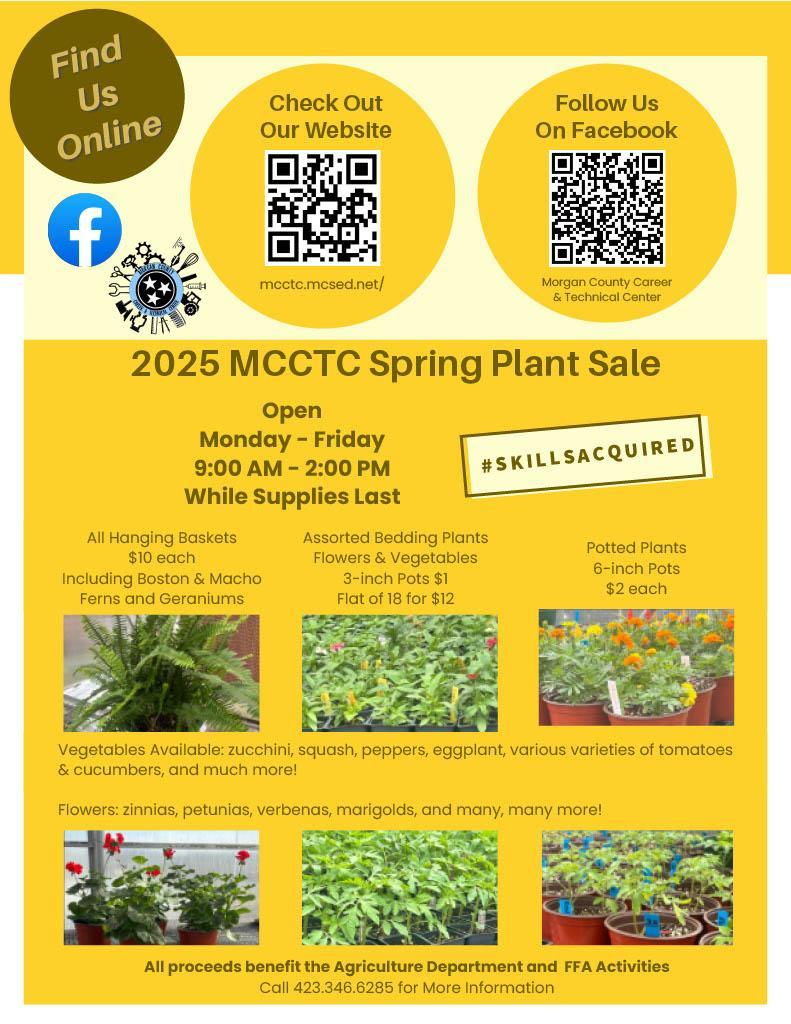 MCCTC APRIL 2025 NEWSLETTER | Morgan County Career & Technical School