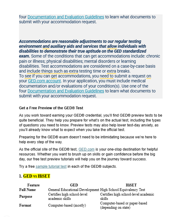 Adult Basic Education/GED/HiSET – Academics – Inglewood Continuation ...