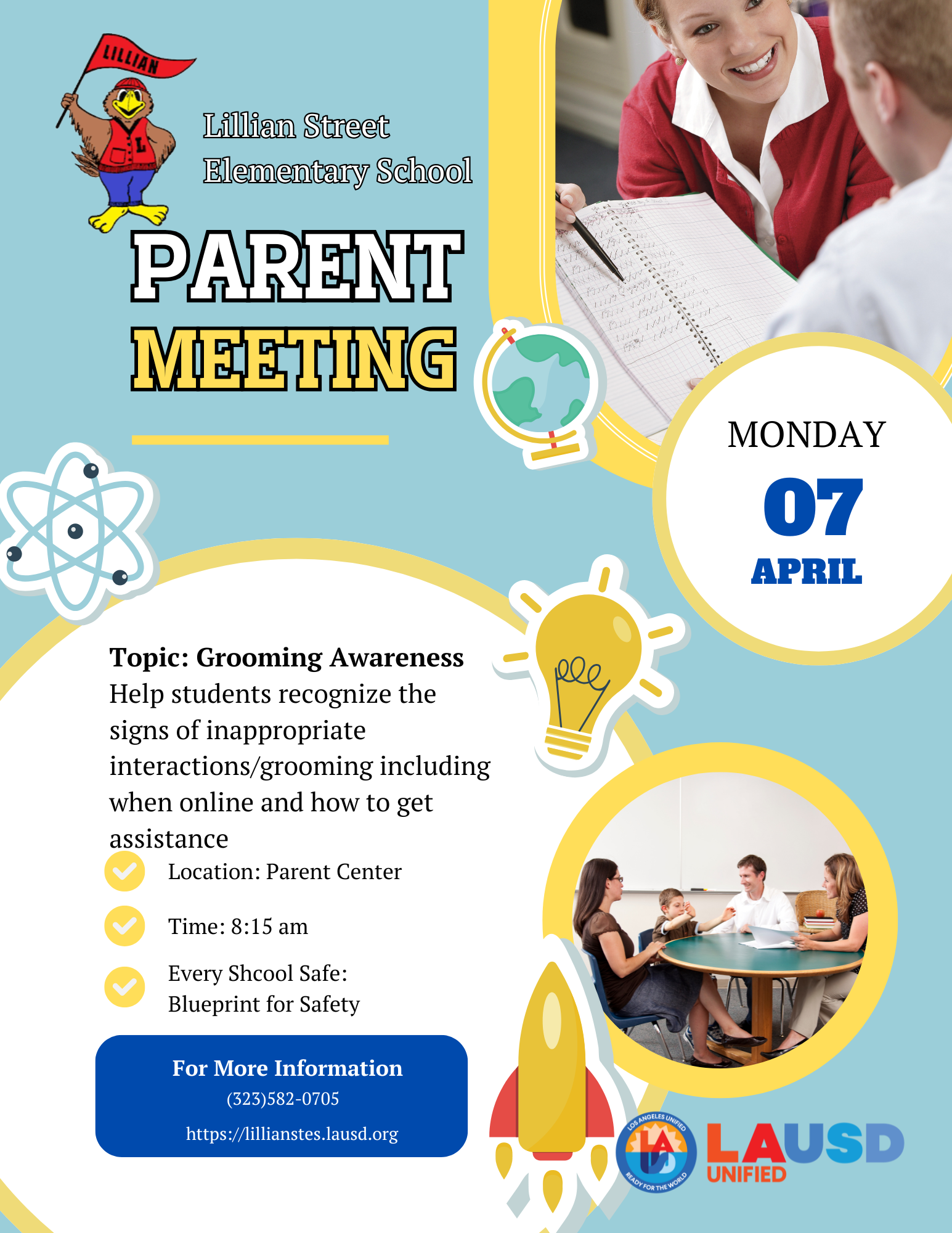 Parent Center – Parents – Lillian Street Elementary