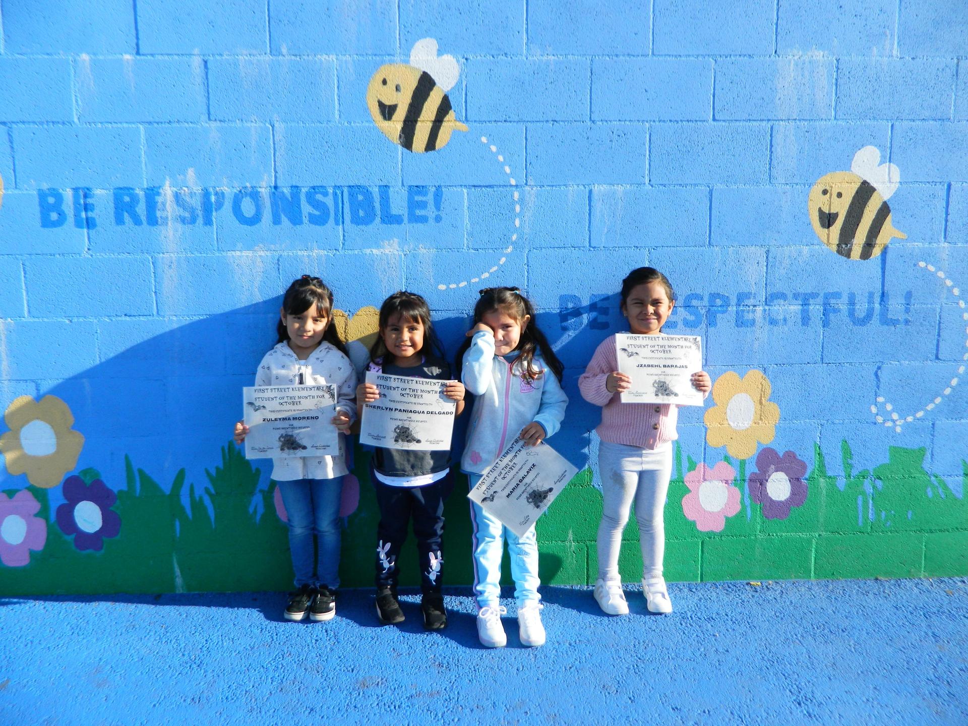 Students of the Month – SOTM – 1st Street Elementary