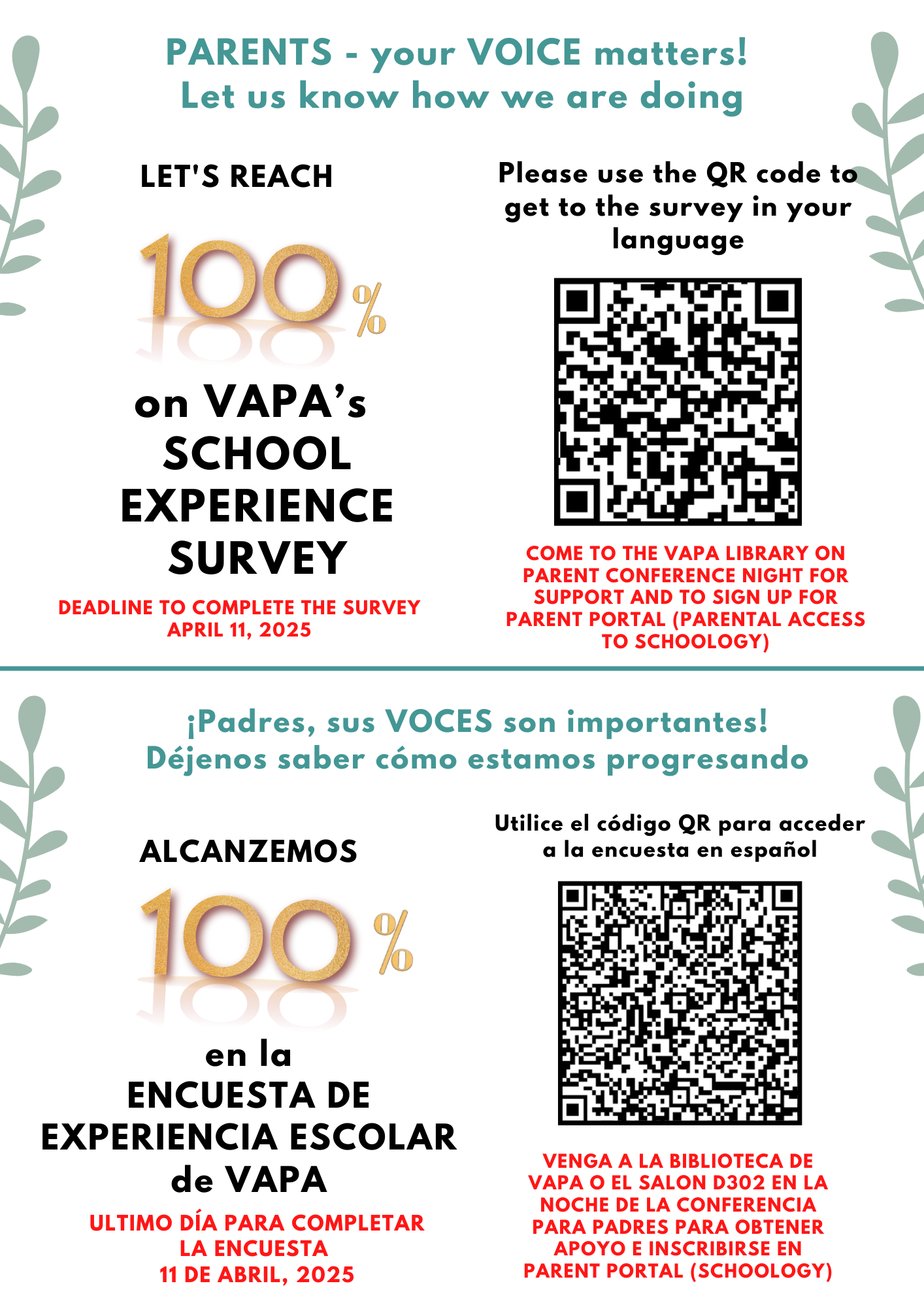 VAPA's School Experience Survery | Ramon C Cortines School of Visual ...