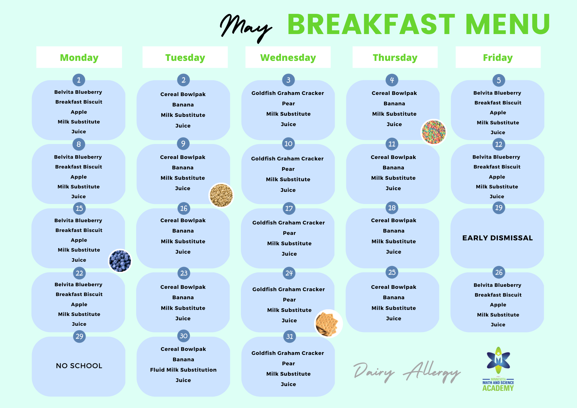 Menus – Student Life – Minnesota Math and Science Academy