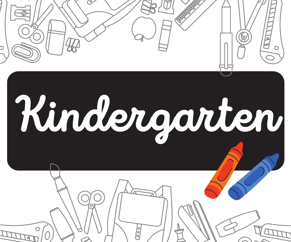 Welcome To Kindergarten Clip Art Black And White