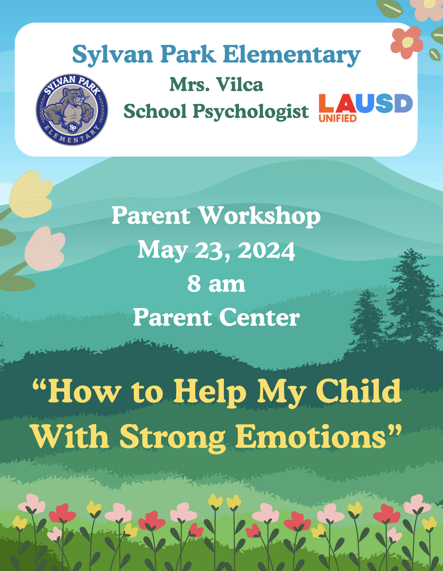Child Emotions Workshop Sylvan Park Elementary