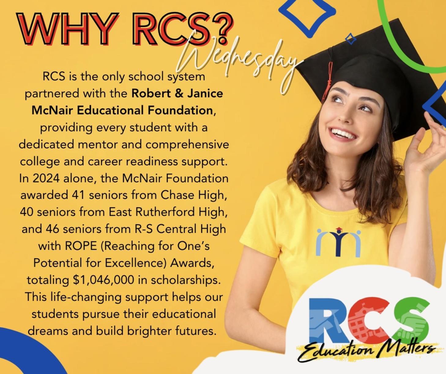 Why RCS? Wednesday – RCS Education Matters – Rutherford County Schools