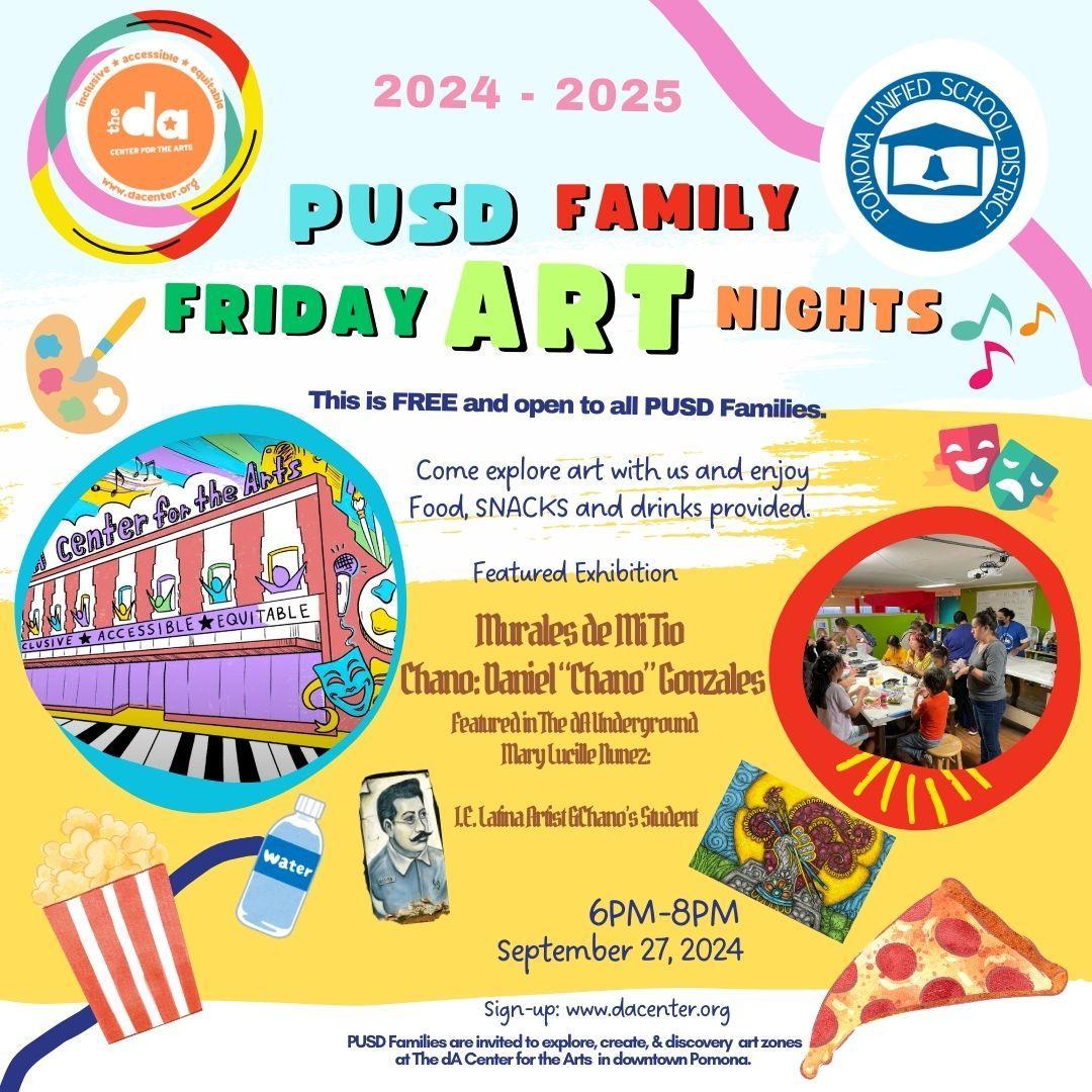 PUSD Family Friday Art Night - Free Event 9/27/24 at 6:00 PM | Ganesha ...