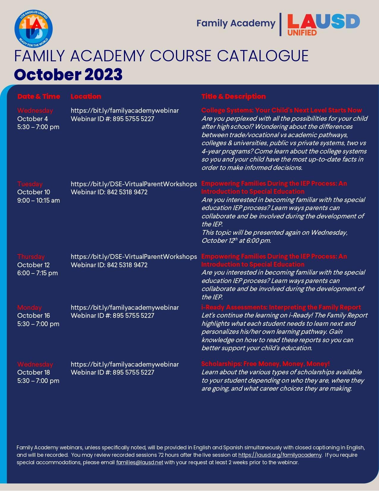 Parent Center – Parents & Students – Stephen M White Middle School