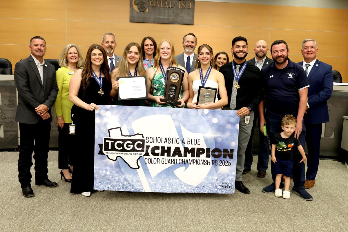 Smithson Valley Winter Guard Team Wins State Title | Bulverde Middle School