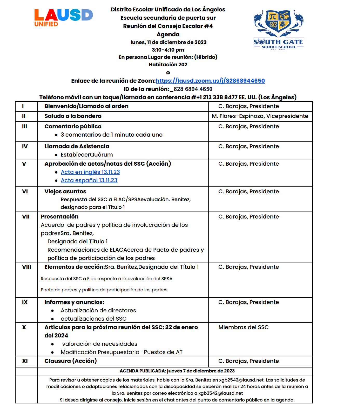 Title I - SPSA & School Site Council – Title I - SPSA & School Site ...