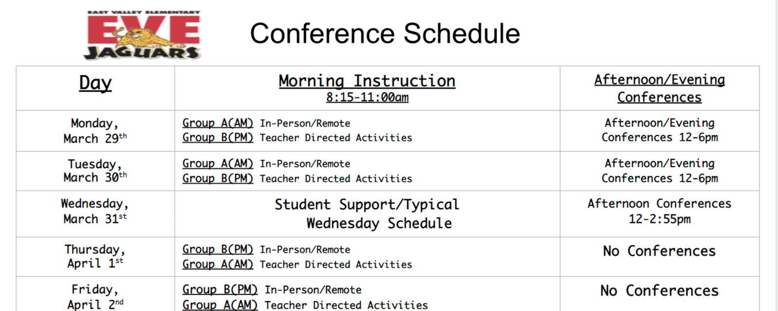 East Valley Elementary School