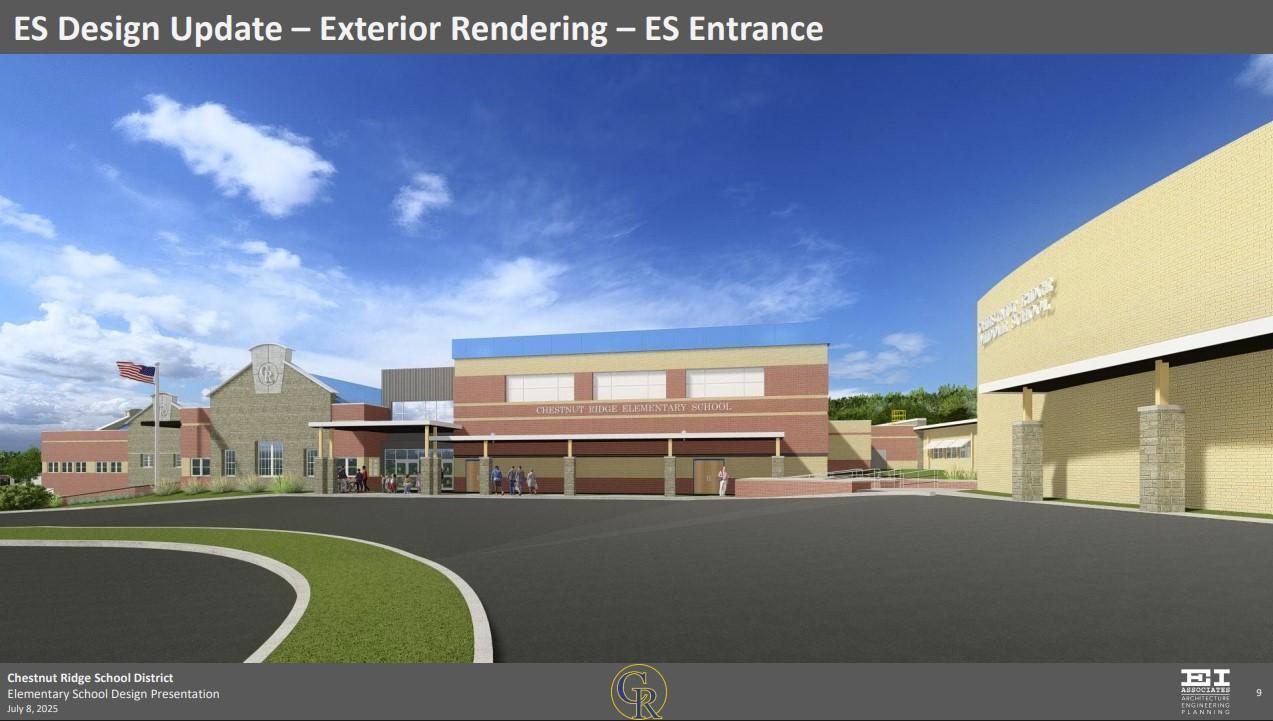 Initial Renderings – CR Elementary Project – Chestnut Ridge School District