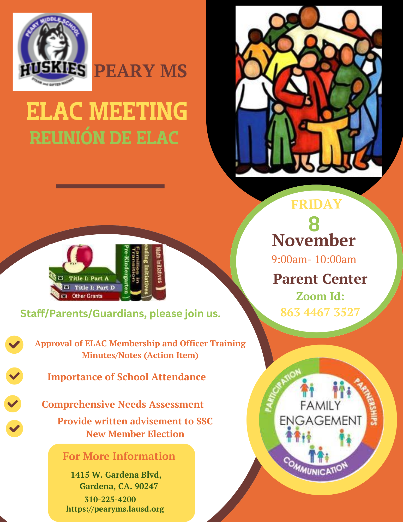 English Learner Advisory Committee – Parents/Families – Robert E Peary Middle School