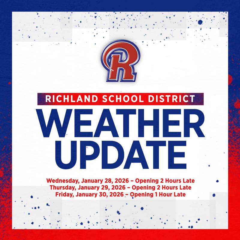 RSD WEATHER ALERT: January 28 – January 30, 2026 | Richland School District
