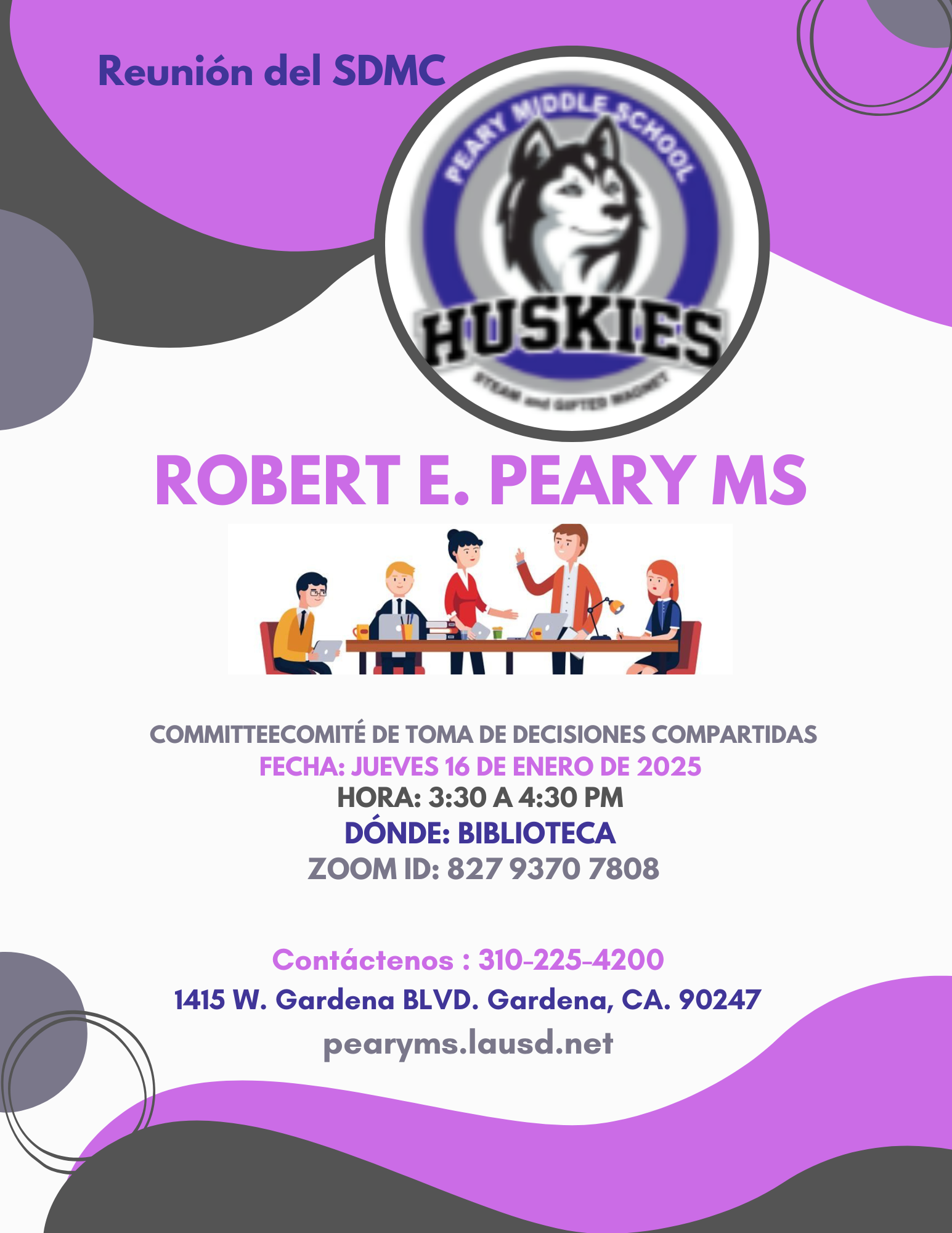 Parent Workshops – Parents/Families – Robert E Peary Middle School