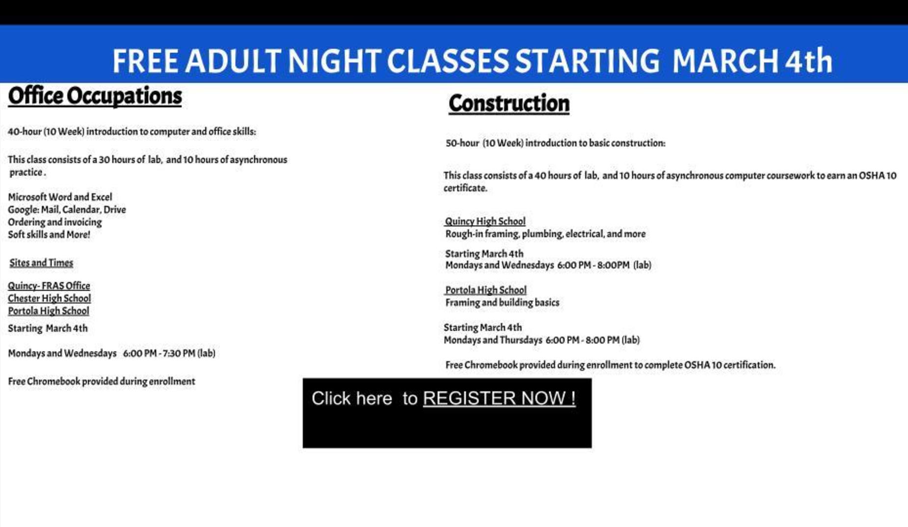 Feather River Adult School