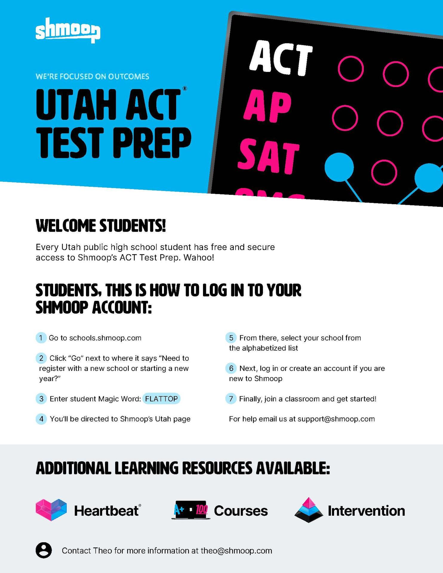 ACT Test Prep – Counseling – Mountain Ridge High School