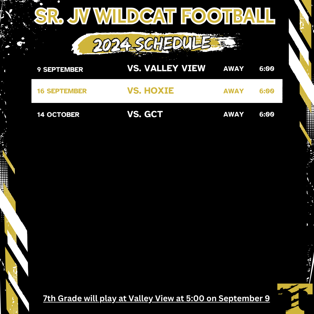 Wildcat Football Schedule – Schedules – Trumann School District
