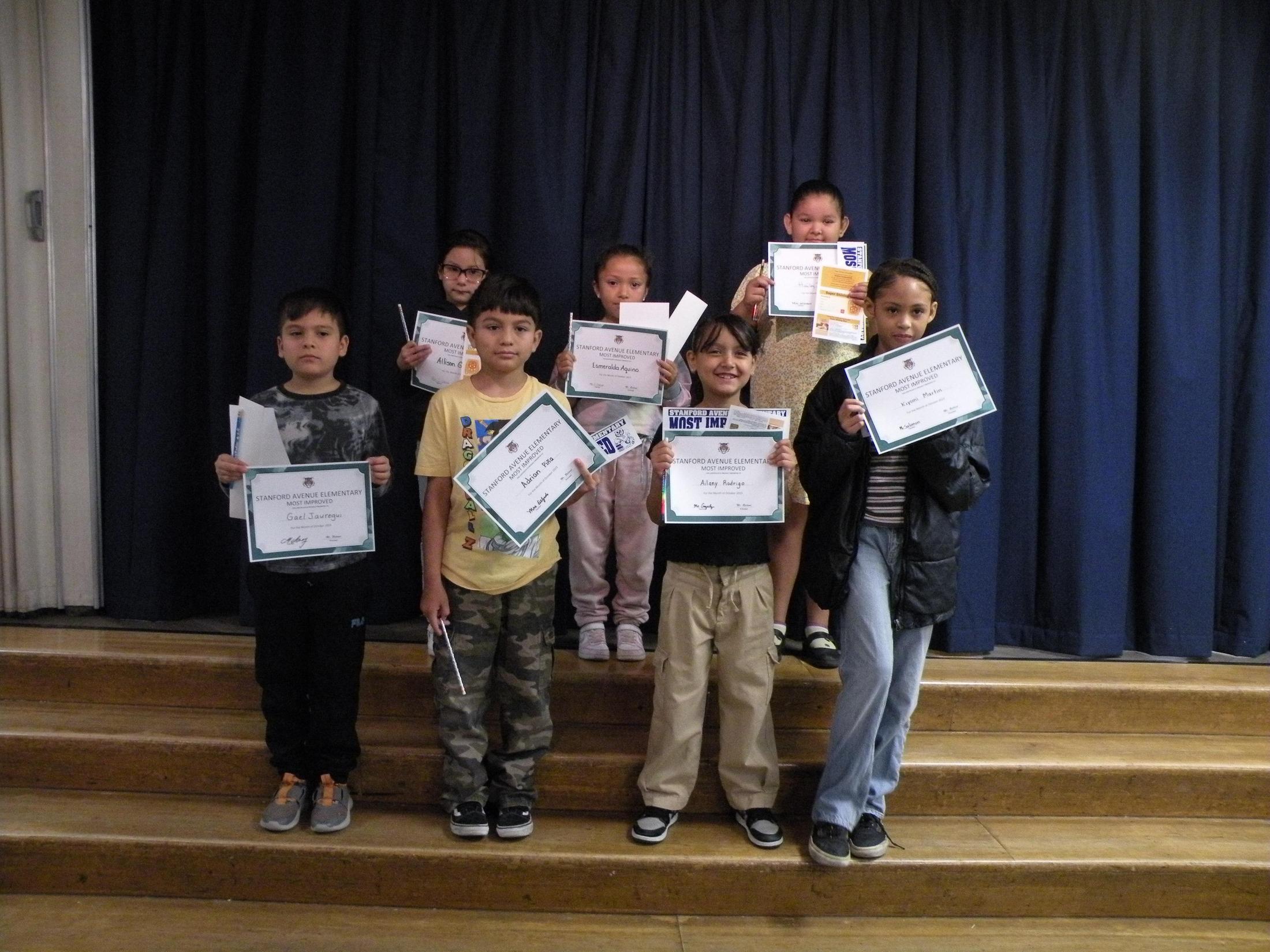 Awards – Students – Stanford Avenue Elementary