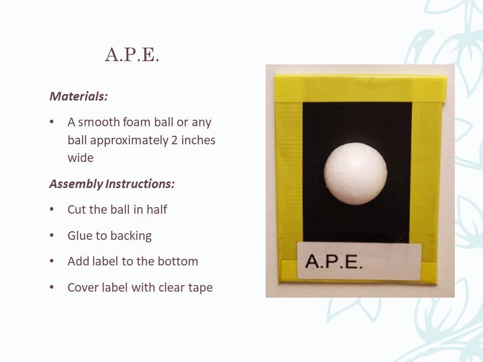 Object / Tactile Communication – Teachers – Sophia T Salvin Special ...