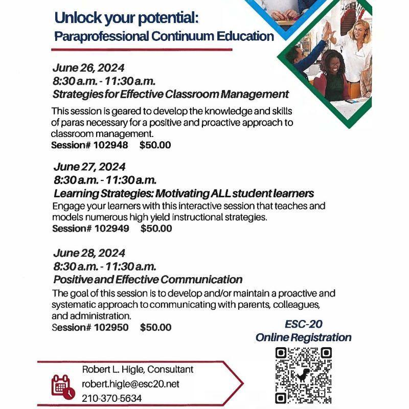 ESC-20 | Education Service Center, Region 20