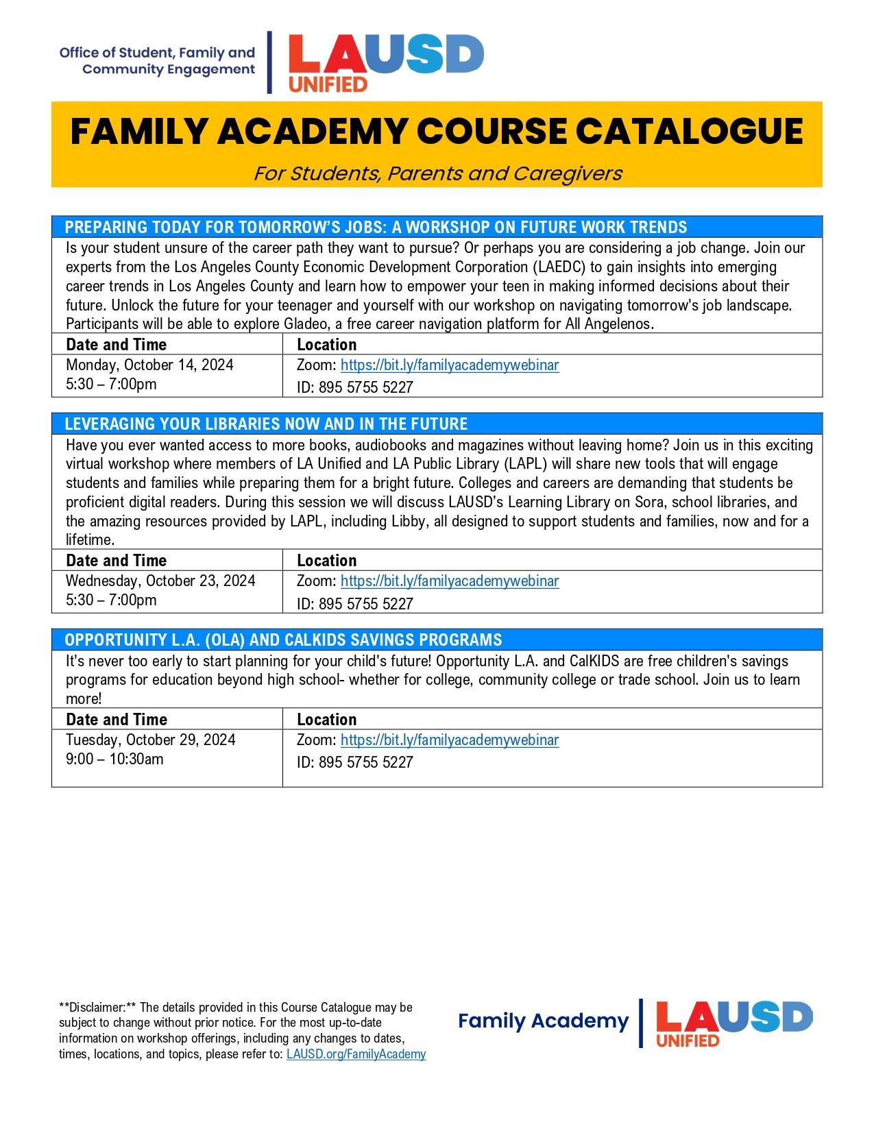 Parent Center – Parents & Students – Stephen M White Middle School