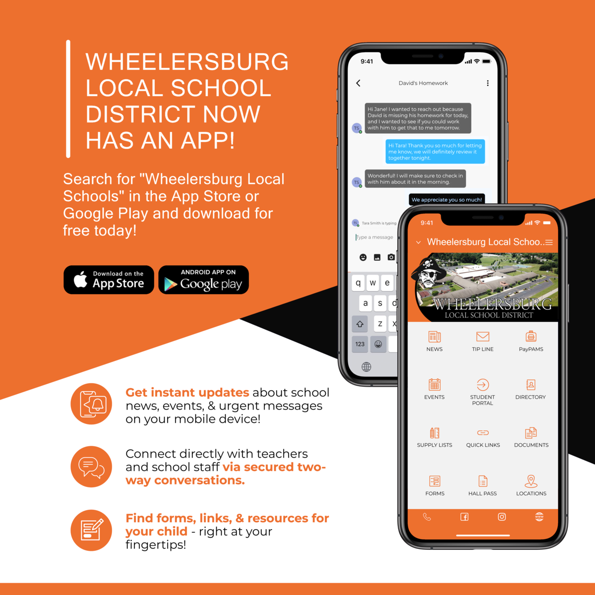 Introducing the New Wheelersburg Local School District App ...