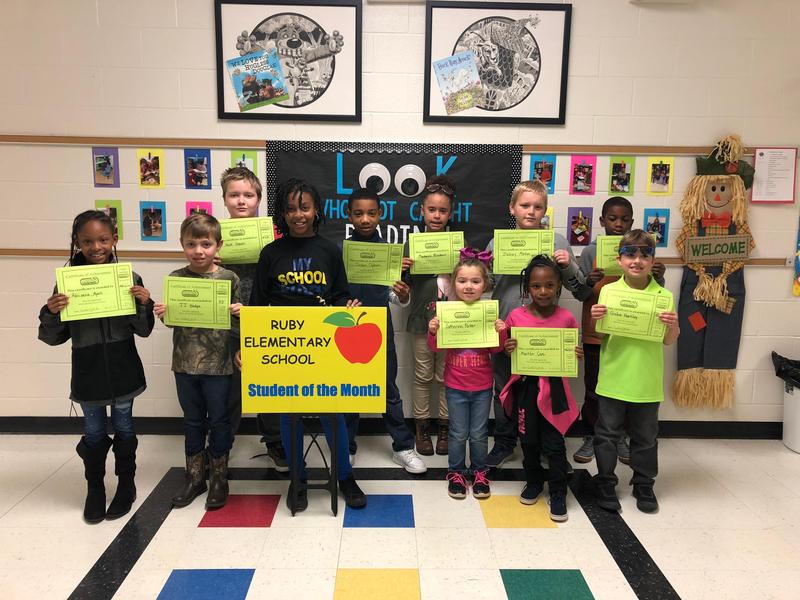 November Student of the Month | Ruby Elementary School