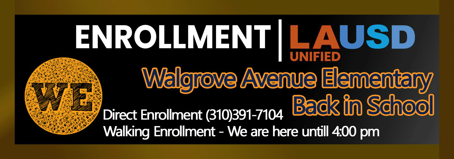 Enroll At Walgrove! – About WE – Walgrove Avenue Elementary
