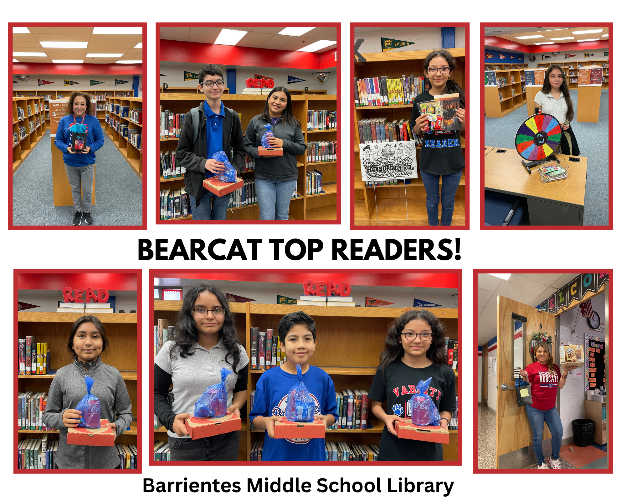 Reporting Period AR Incentives – Library – Barrientes Middle School