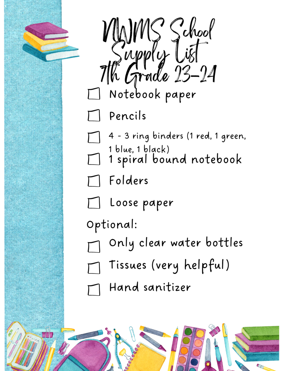 School Supplies List