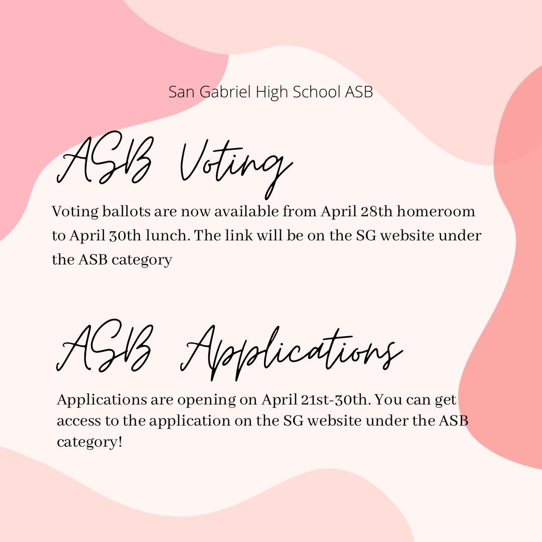 ASB Application, and Board Ballot 20-21 – News and Announcements ...