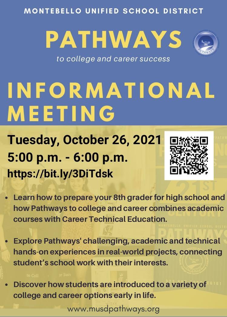Pathways Informational Meeting | Suva Intermediate School