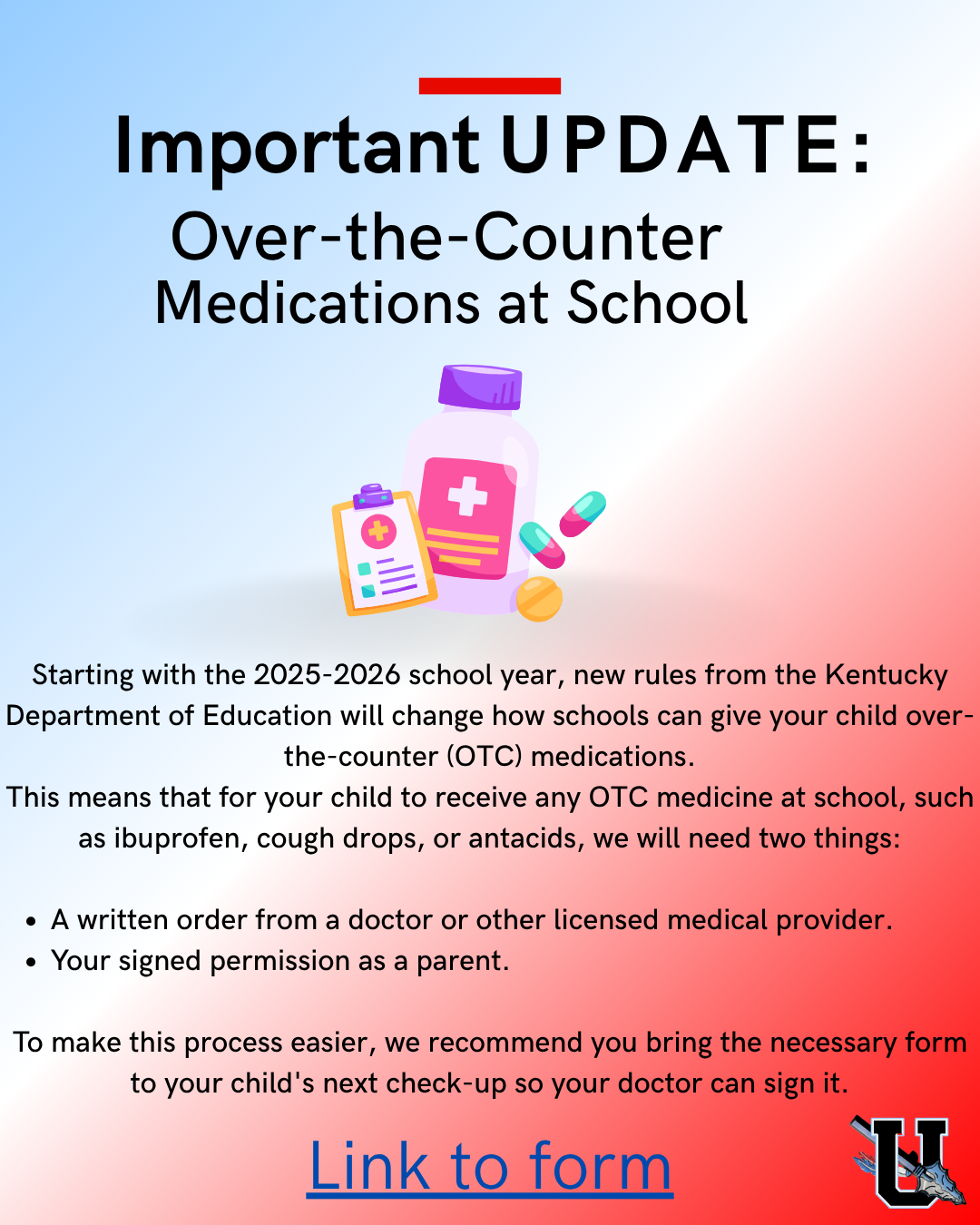 Important Update: Over-the-Counter Medications at School | Union County ...