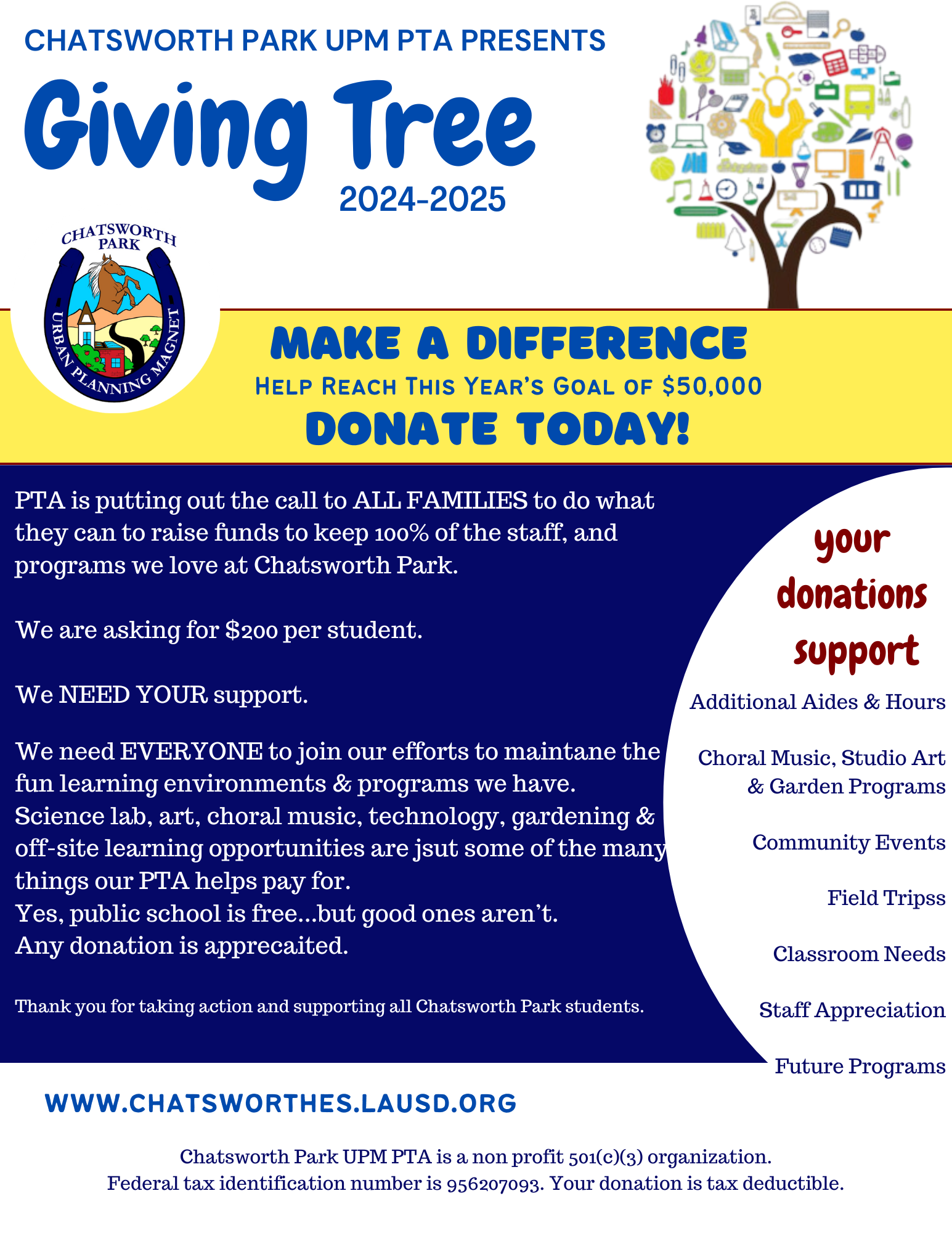 Parent Teacher Association (PTA) – Parents Resources – Chatsworth Park ...