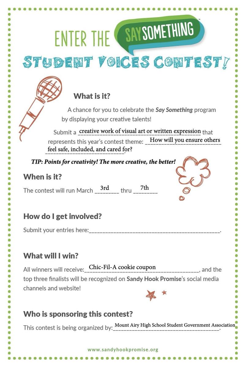 Say Something Week | Tharrington Primary School