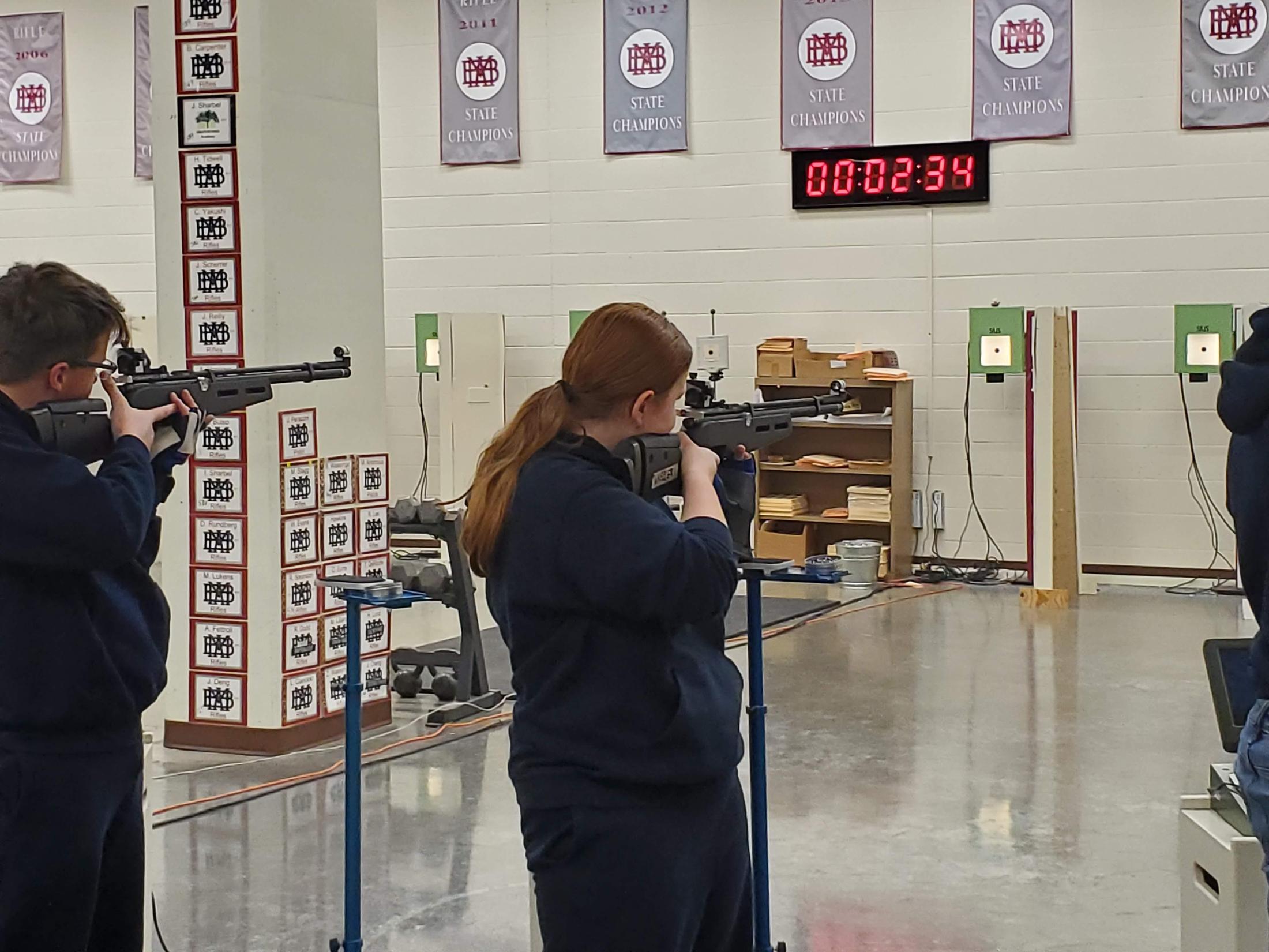 Rifle Team - Clubs & Activities - Siegel High School