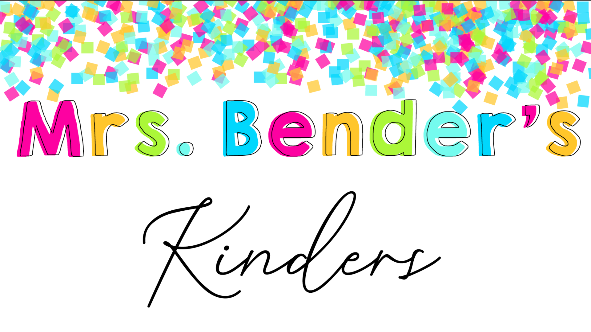 Welcome to Plainview Kindergarten – Mrs. Jodi *Bender – Plainview ...