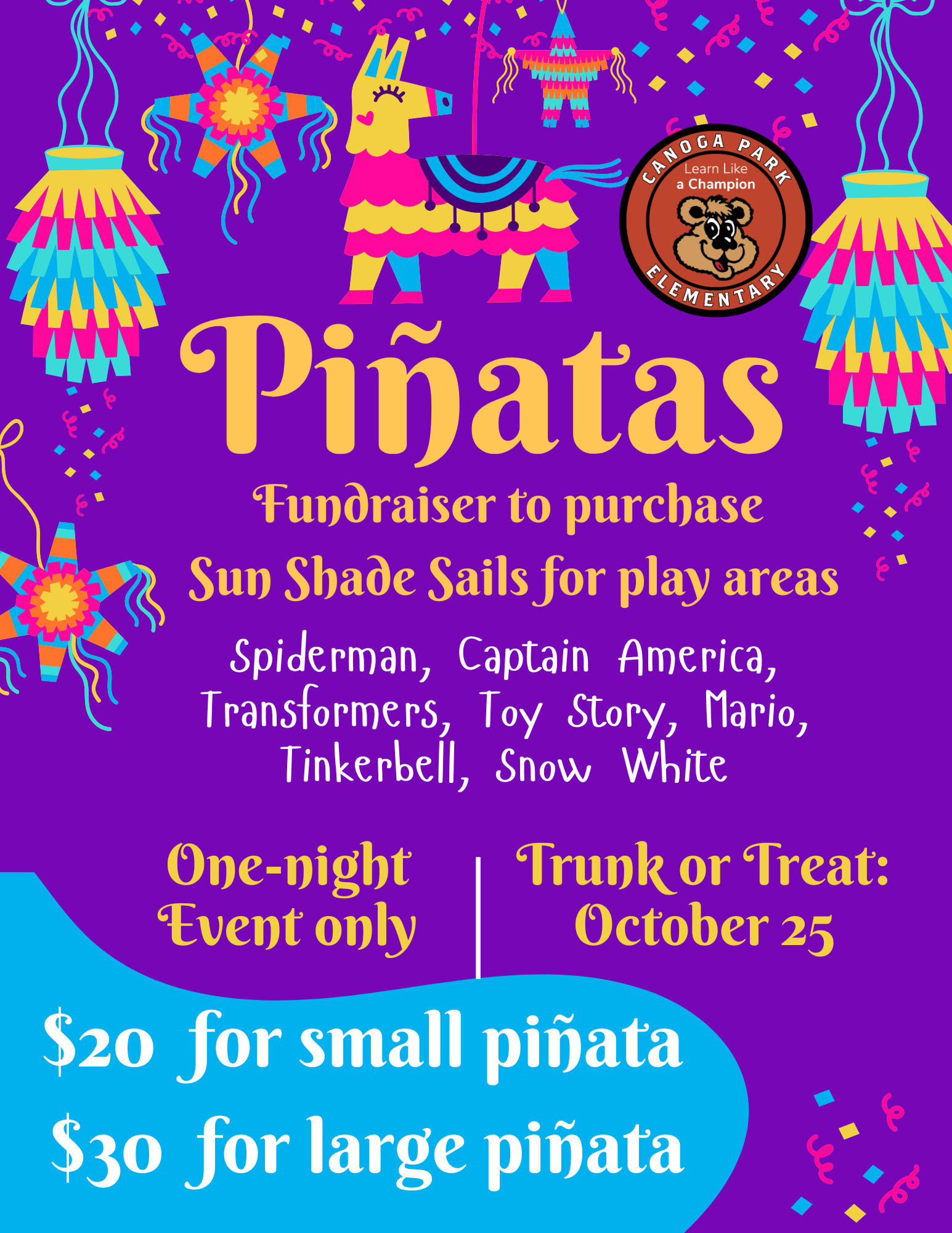 Trunk or Treat on October 25th! | Canoga Park Elementary