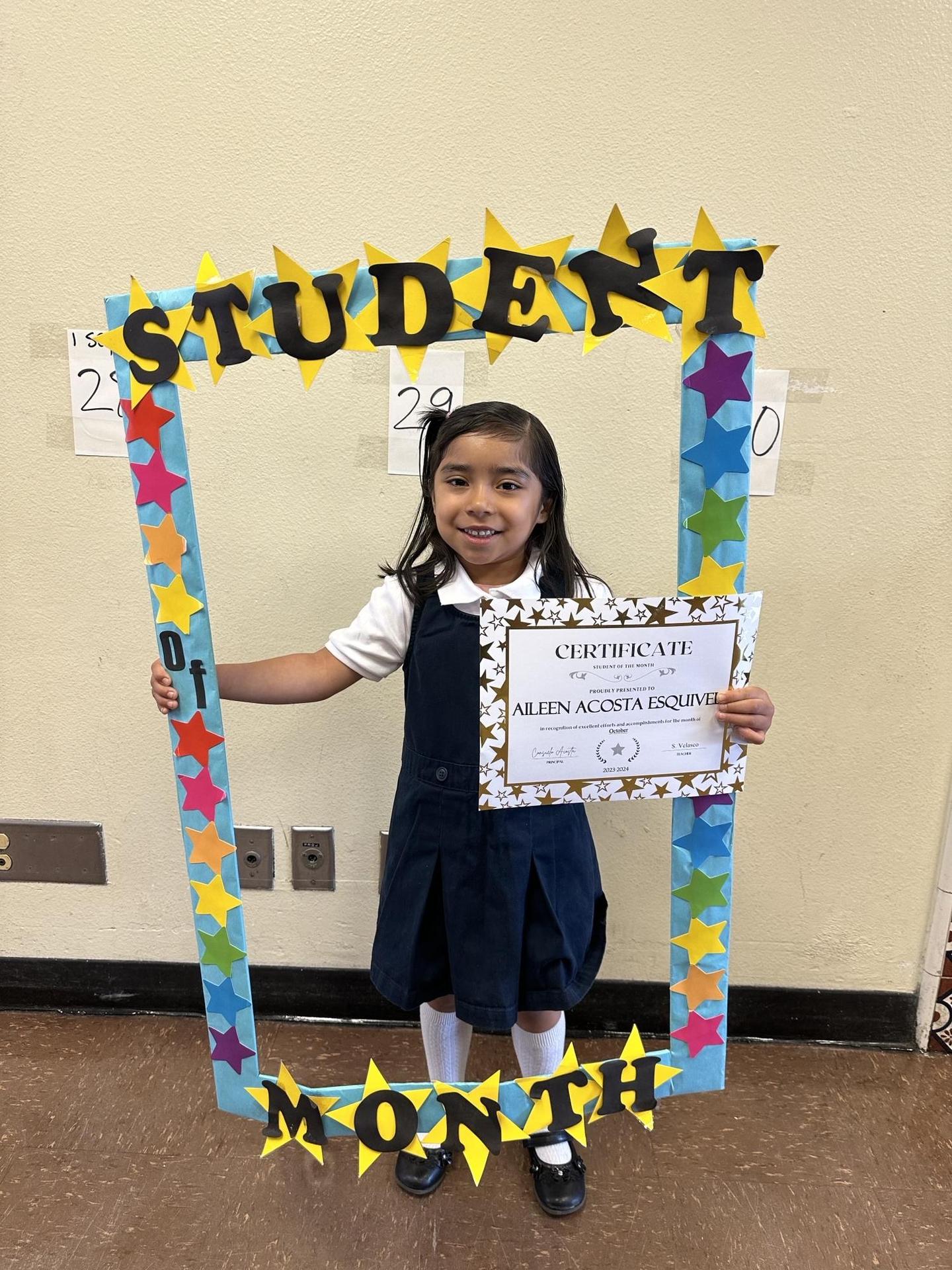 Student of the Month – Students – Florence Avenue Elementary