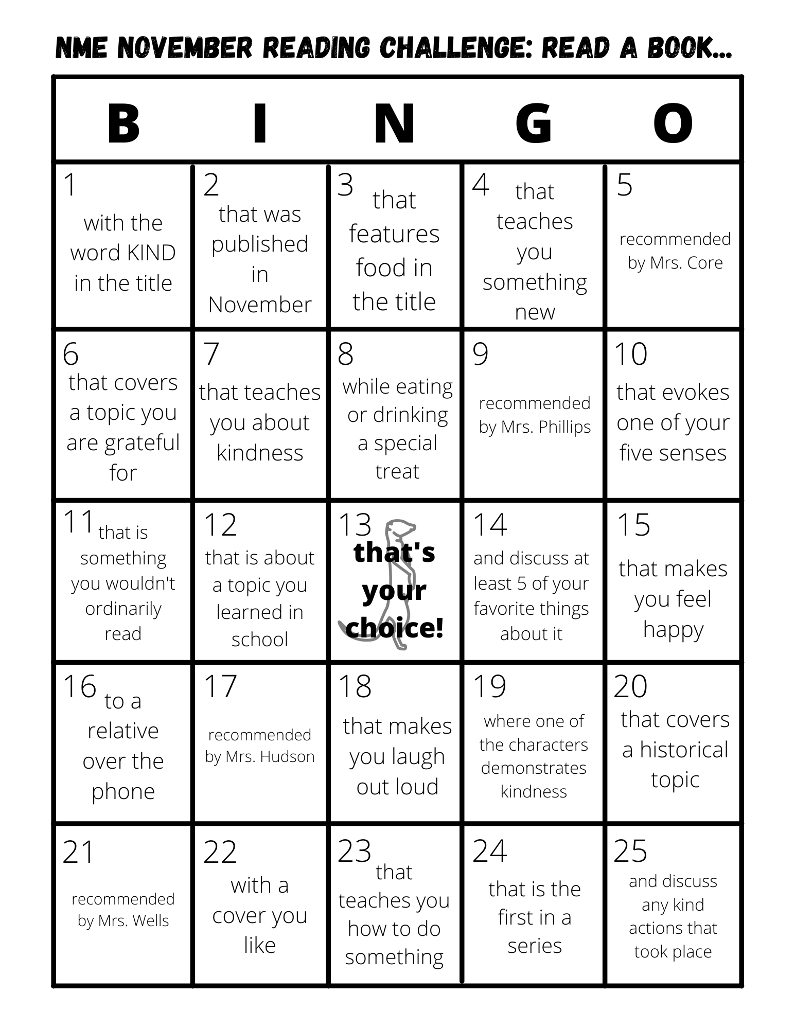 Reading – Family Engagement – Nelson Mandela Elementary