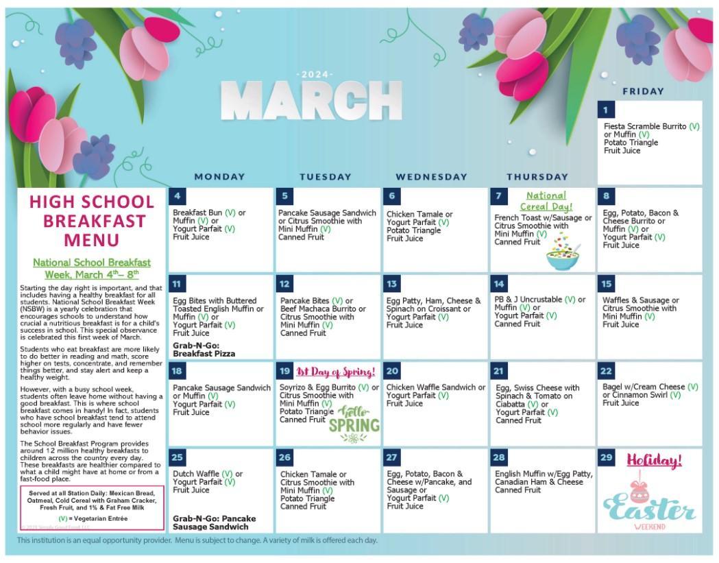 Breakfast/Lunch Menu – Parents/Students – Applied Technology Center ...