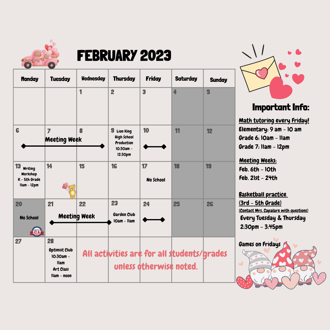 Activities & Opportunities – PRISC Home School – Alternative Education