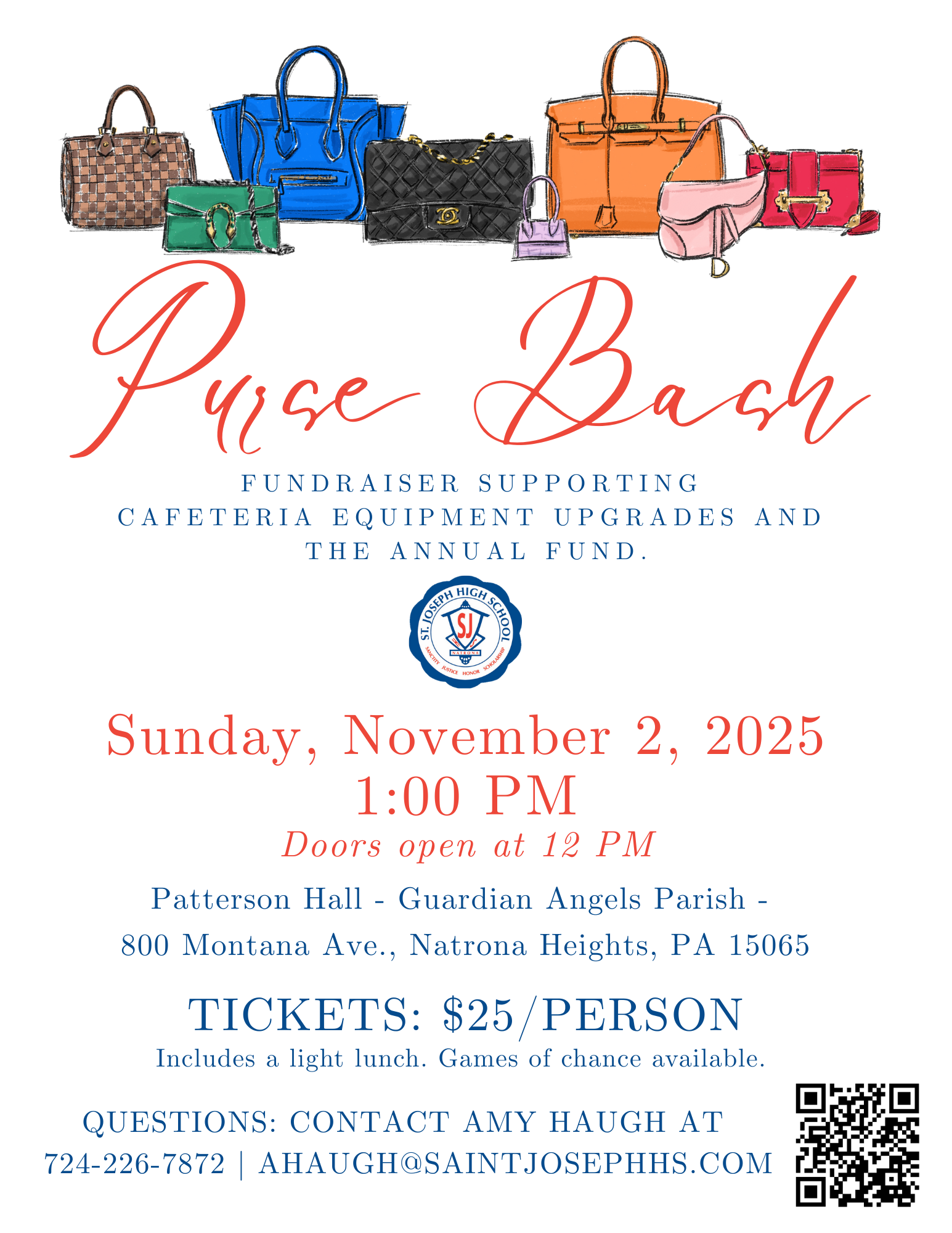 Purse Bash – Fundraising Events – Saint Joseph High School