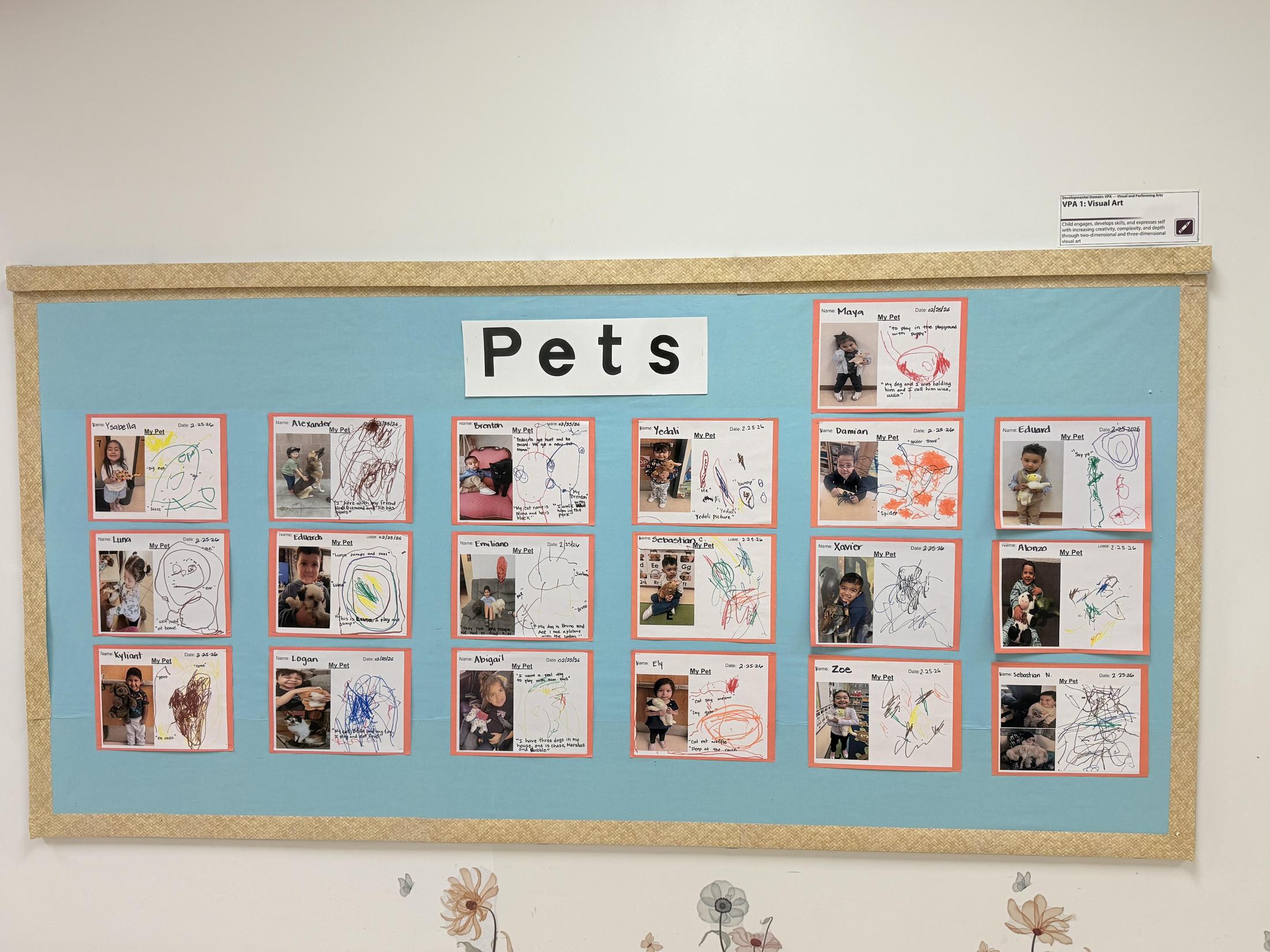 Pets Study – Curriculum – Jaime Escalante Early Education Center
