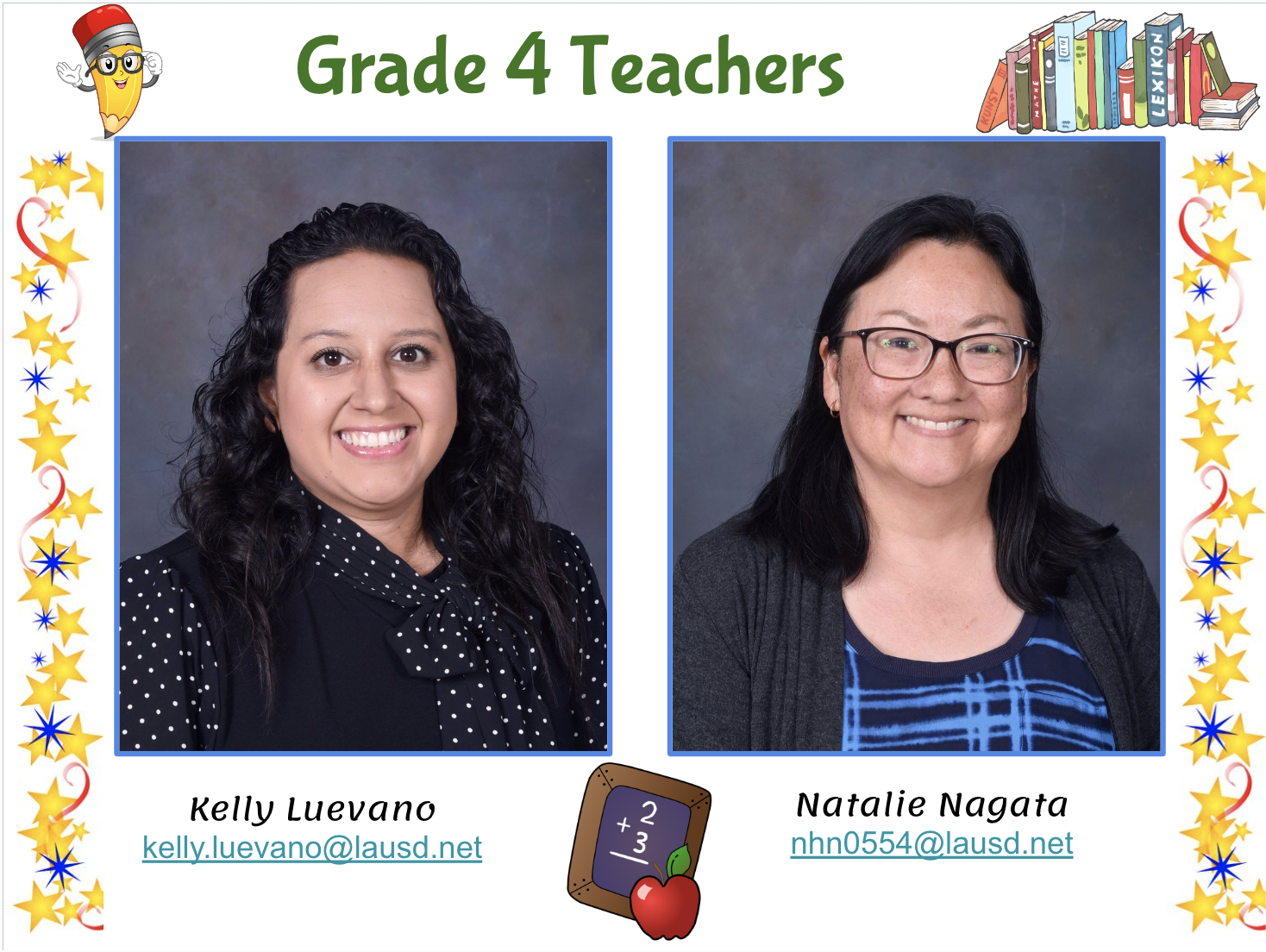 4th Grade – Teachers – Saticoy Elementary