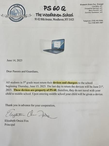 Attention 5th Graders ! | P.S. 60 Woodhaven