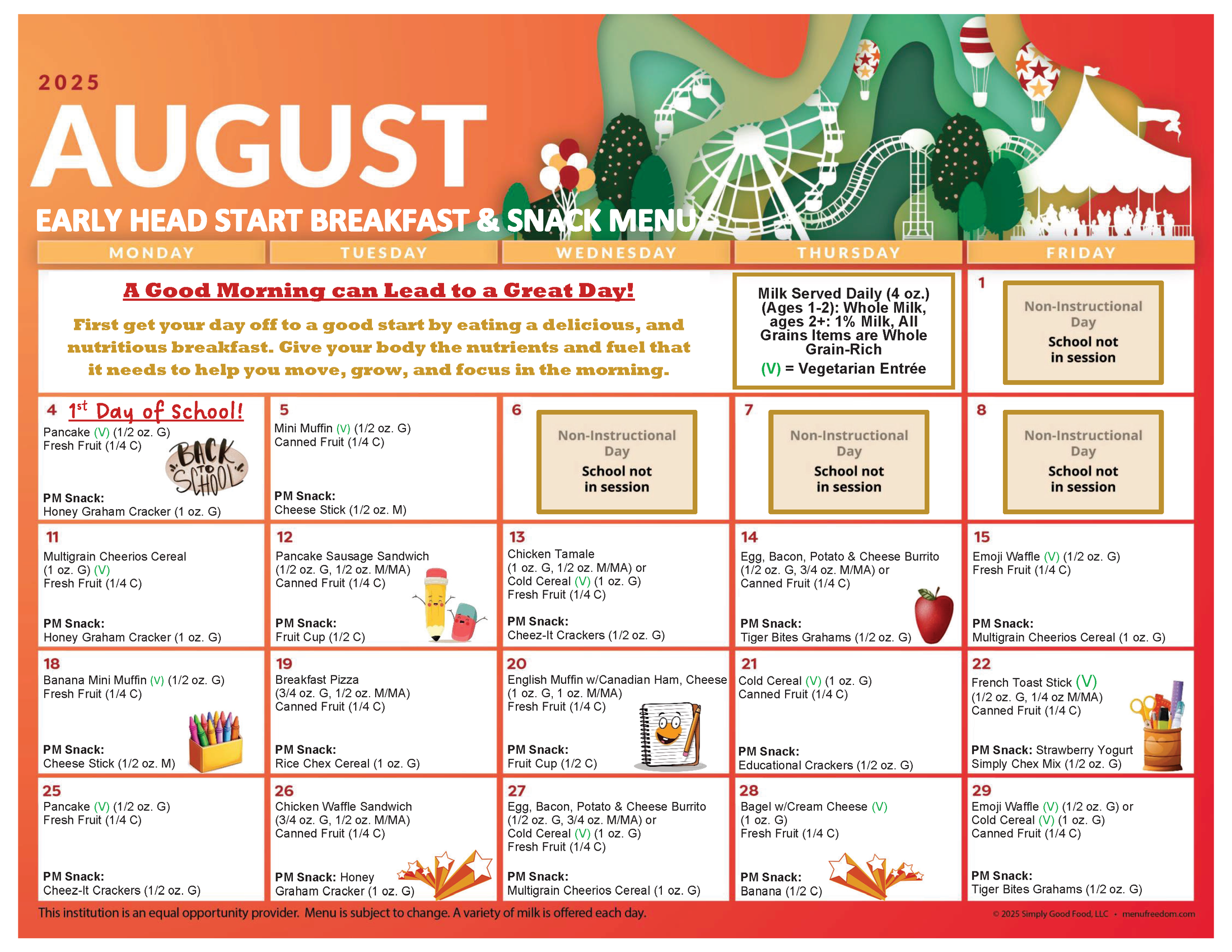 Menus – Nutrition Services – Montebello Unified School District