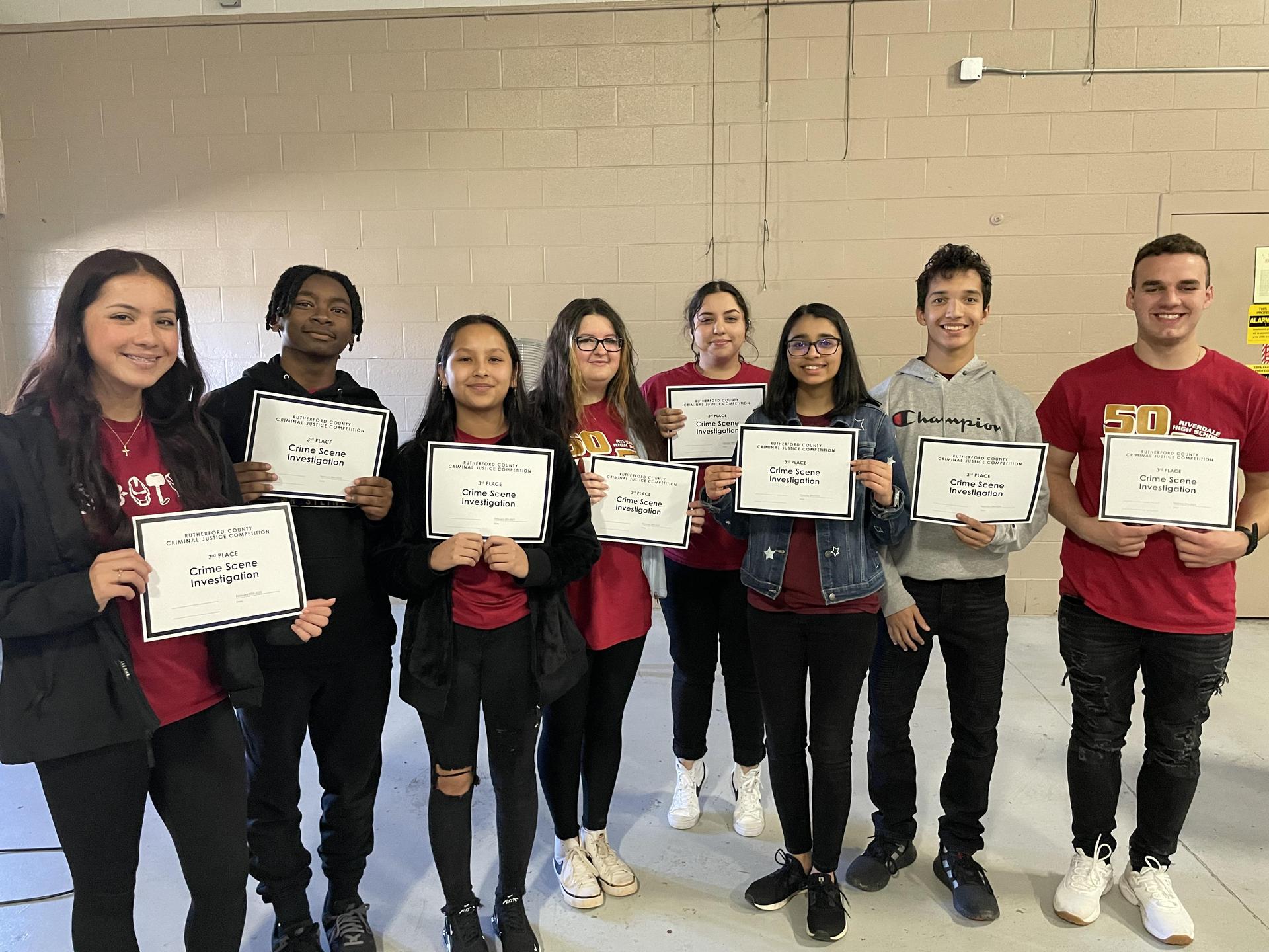 Criminal Justice SkillsUSA – Rachel Starrett – Riverdale High School