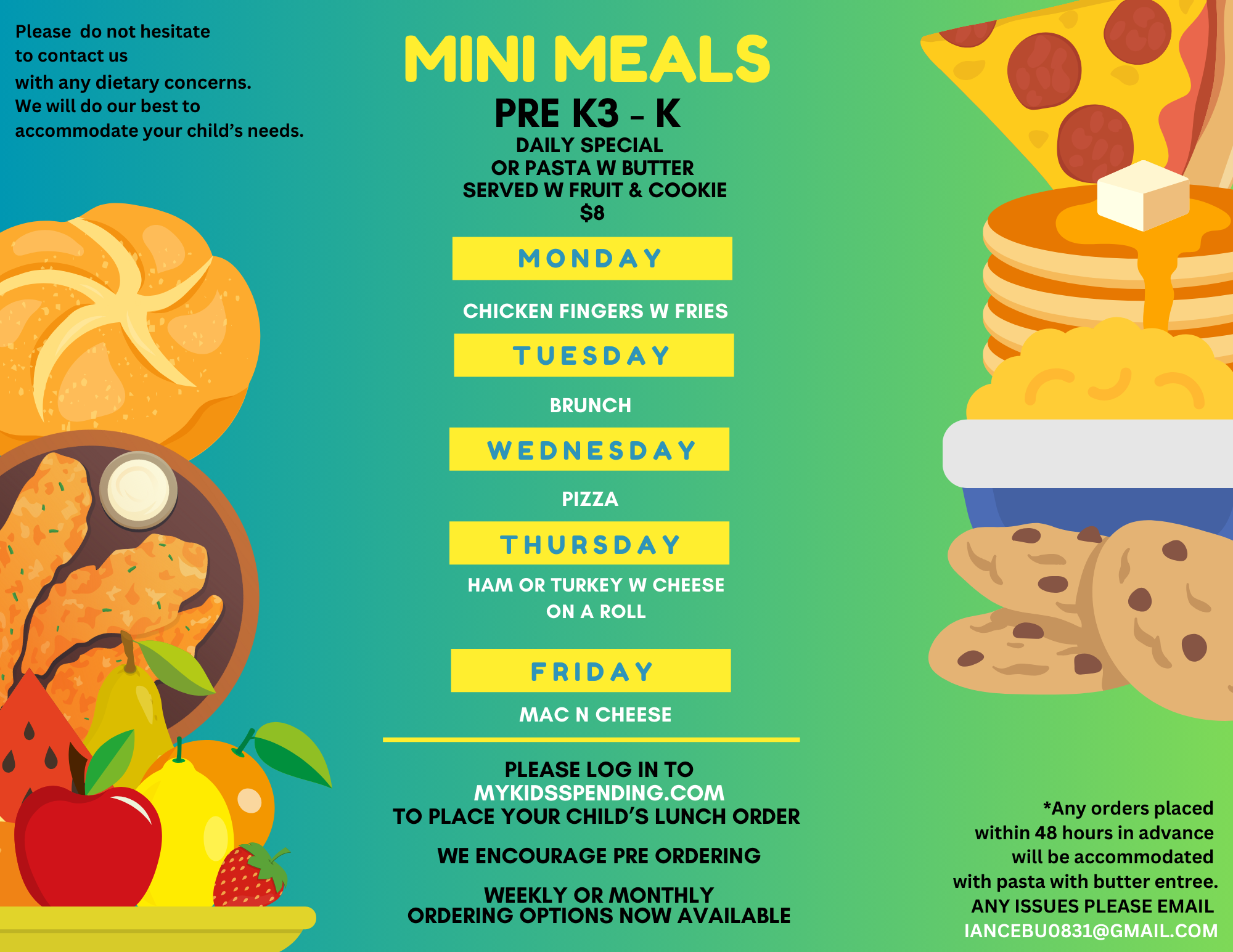 Dining Services – Student Life – Notre Dame Academy Parent Portal