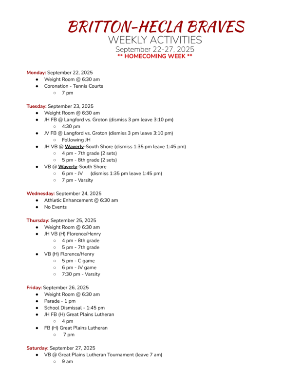 Middle/ High School (6-12) – Parent Resources – Britton-Hecla School ...